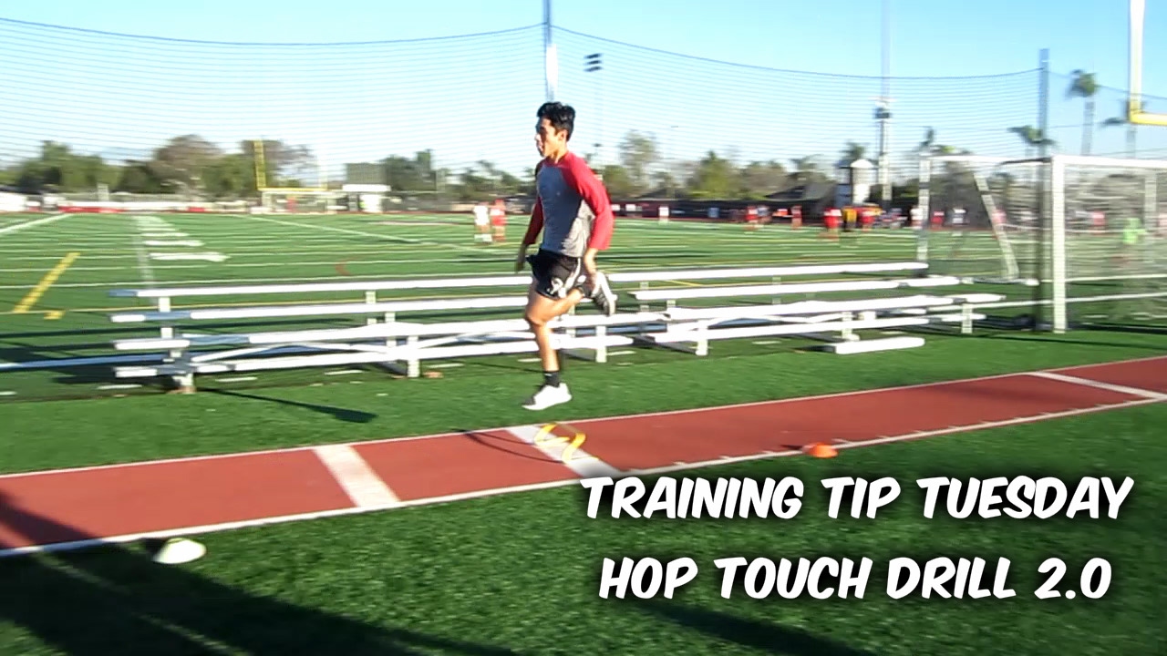 Training Tip Tuesday - Hop Touch Drill - YouTube