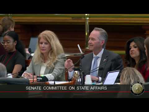 Texas Senate Committee on State Affairs Part II (No commentary) Senate ...
