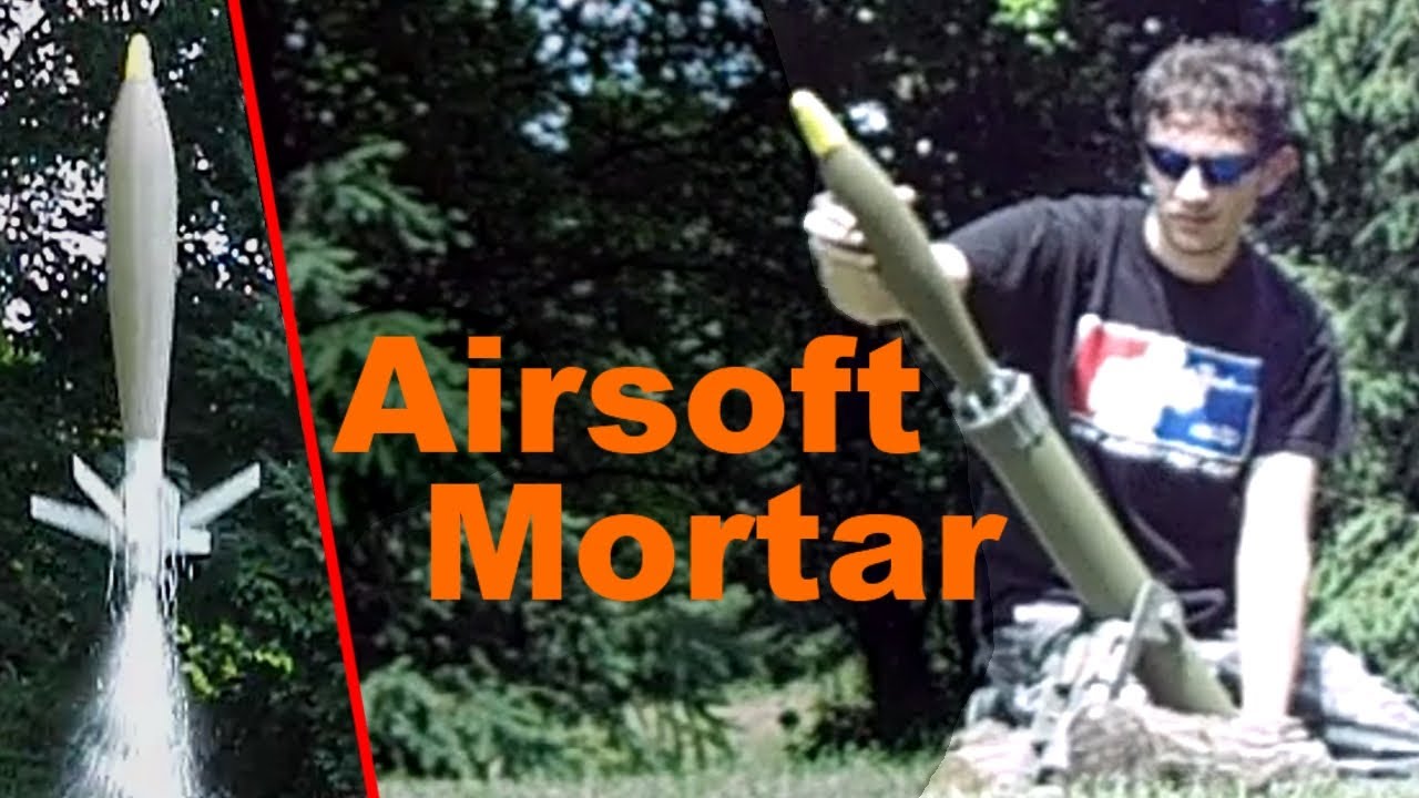 Homemade Airsoft Mortar In Action Youtube