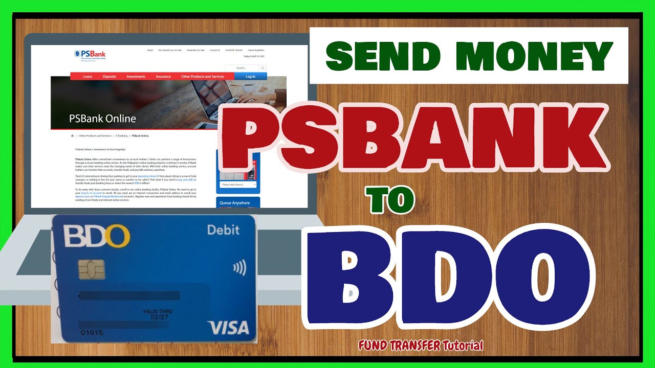 PSBank to BDO Fund Transfer: How to Send Money from PSBank to BDO ...
