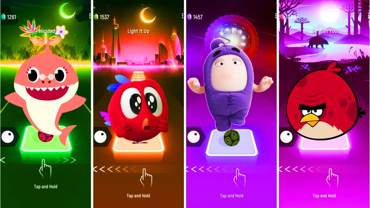 Baby Shark 🆚 Where's Chicky? 🆚 Oddbods 🆚 Angry Birds 🎶 Who Is Best? #5 ...