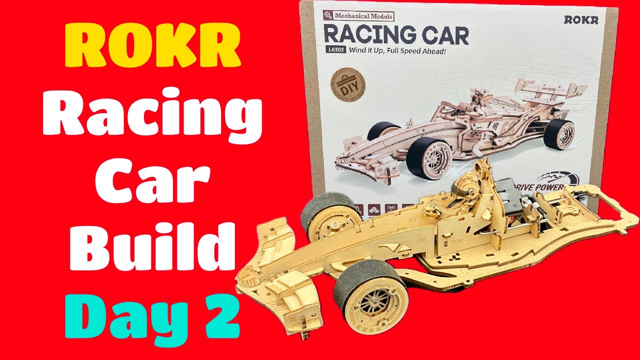 ROKR Racing Car Build-Day 2 (Pages 10-15) - YouTube