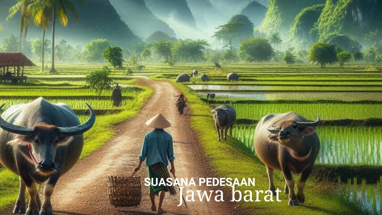 cinematic lukisan pedesaan || pop sunda lawas || pedesaan - YouTube