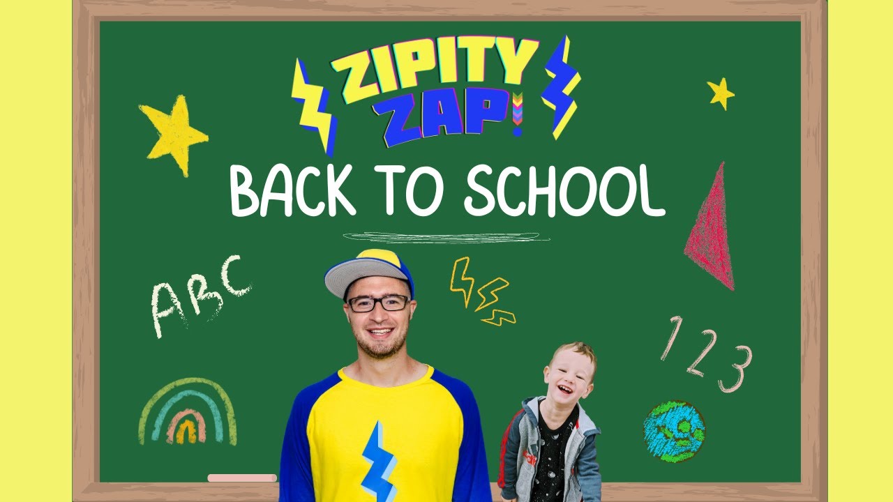 ZIPITY ZAP Back To School Adventure | Kids Educational Video - YouTube