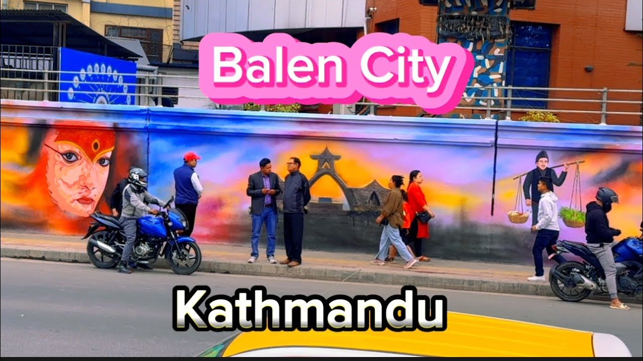 Balen City Kathmandu Sundhara Working in painting 🇳🇵 - YouTube
