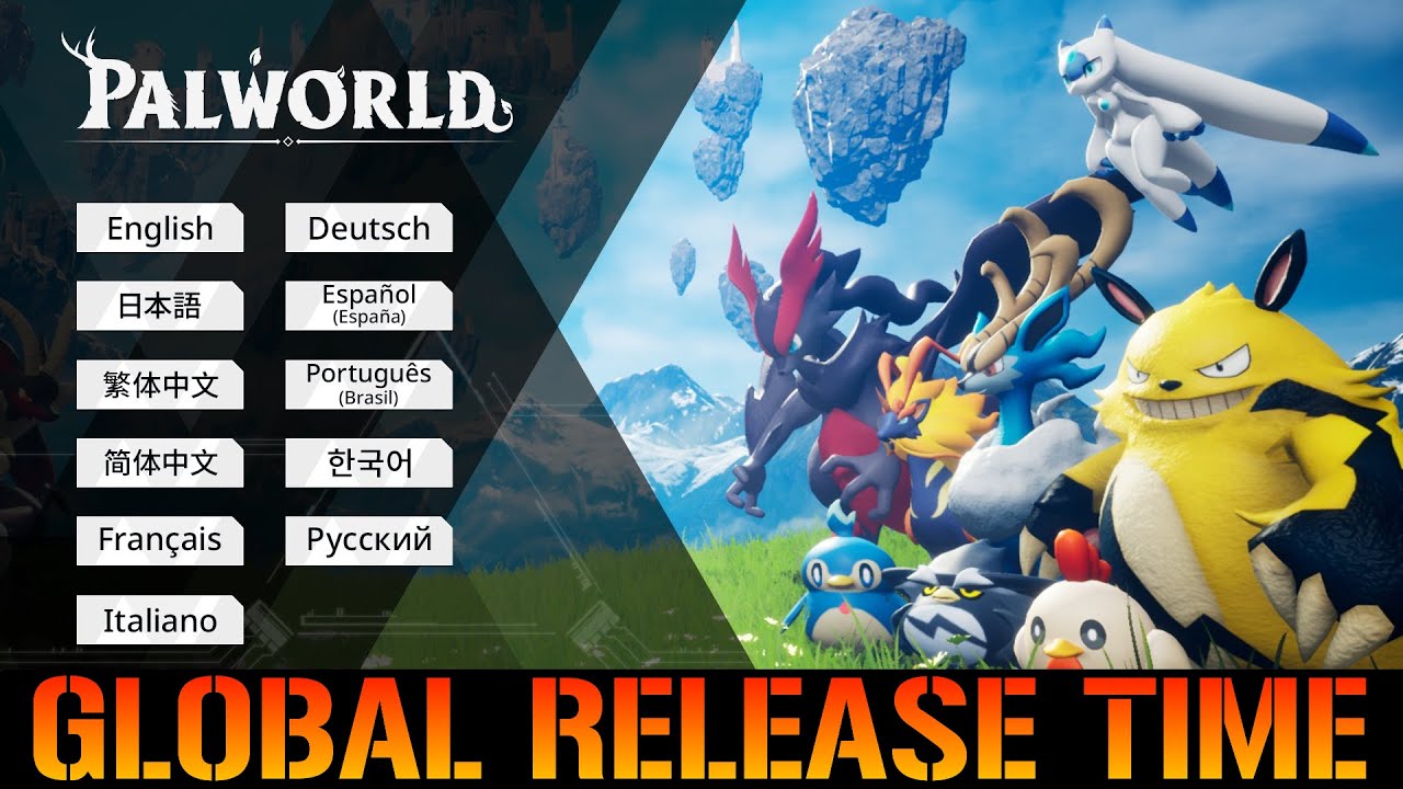 Palworld: Global Release Time! When Can You Start Playing? - YouTube