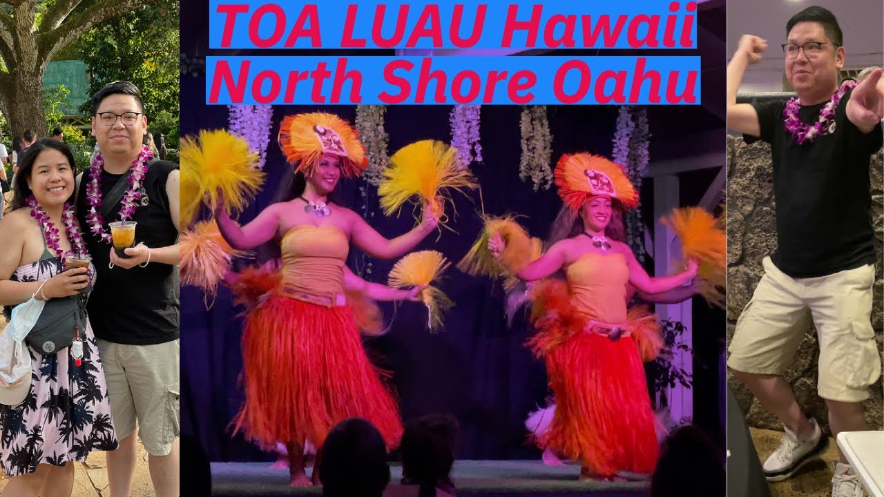 TOA LUAU Hawaii Vlog ~ Waimea Valley North Shore Oahu - YouTube