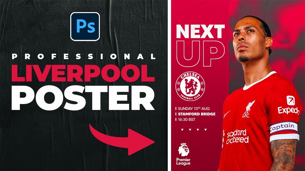 Professional Liverpool Next Up Poster 🔥 PHOTOSHOP Tutorial - YouTube