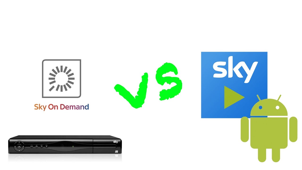 OTT Videovergleich Sky Receiver VoD vs Sky Go App für Android - YouTube