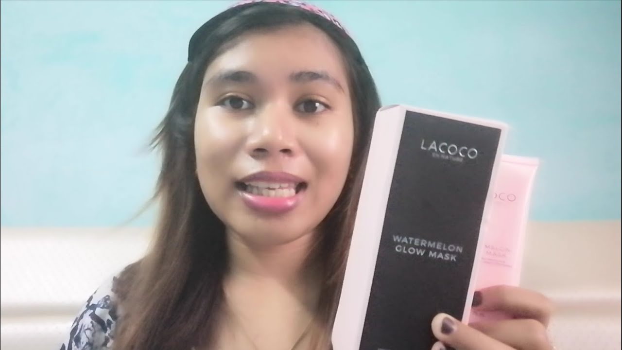 MASKER TIDUR LACOCO WATERMELON GLOW MASK-DARI NASA - YouTube