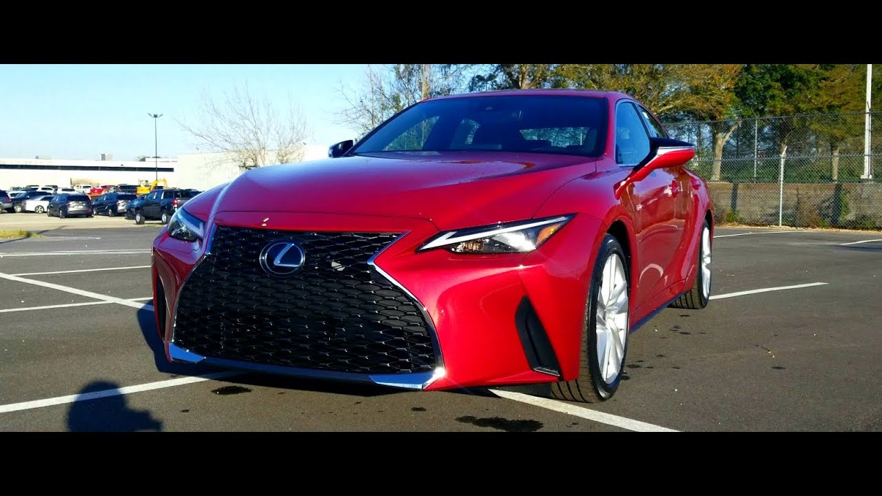 2021 LEXUS IS 300 MATADOR RED MICA... POC AT LEXUS... 251-209-7833 ...