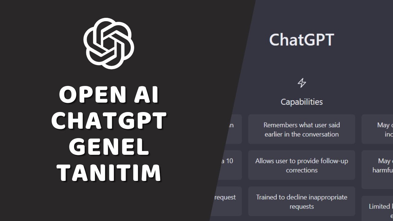 Open AI ChatGPT Genel Tanıtım - YouTube