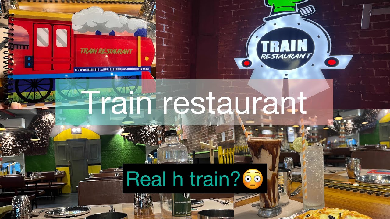 Train restaurant Gurgaon || asa kya h isme😕 ???? || kya train h yha?🧐 ...