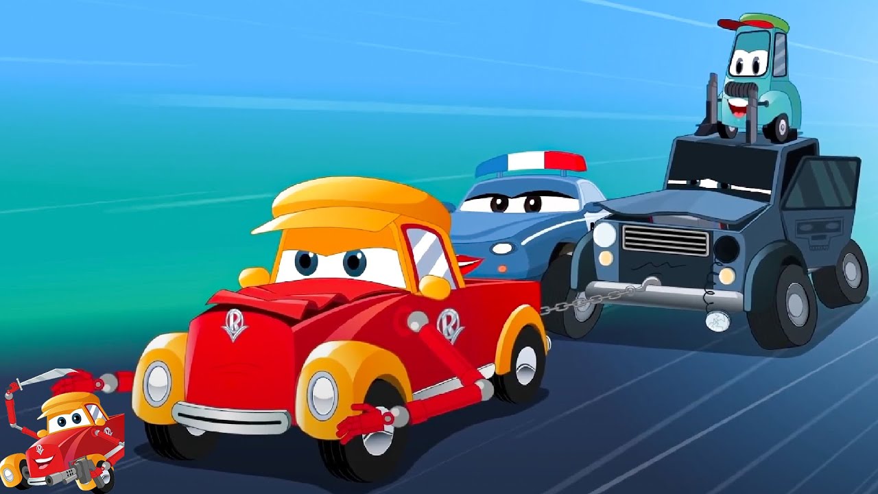 Super Robo Animated Car Cartoon Video for Children - YouTube