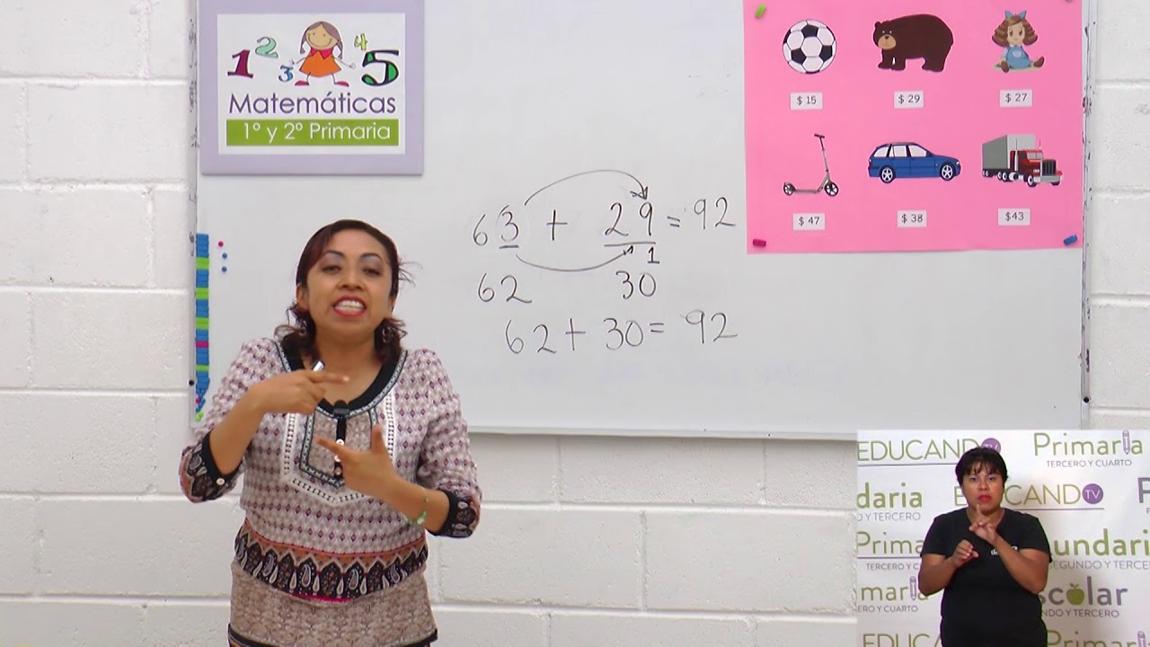 Primaria 1º Y 2º Clase: 156 Tema: Resolución de unas y restas con descomposiciones aditivas ...