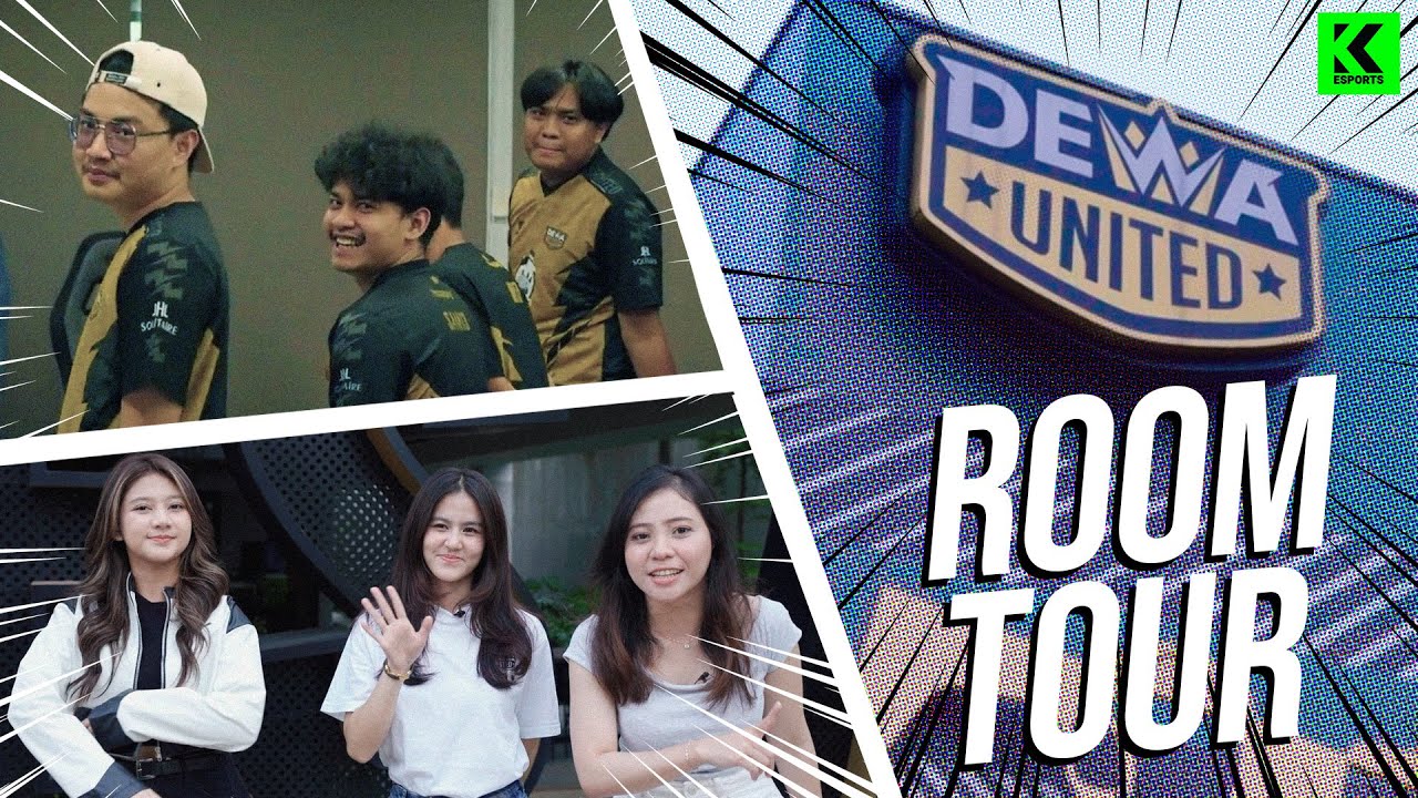 ROOM TOUR DEWA UNITED ESPORTS BERSAMA NOTNOT DAN ANISA RAHIM - YouTube