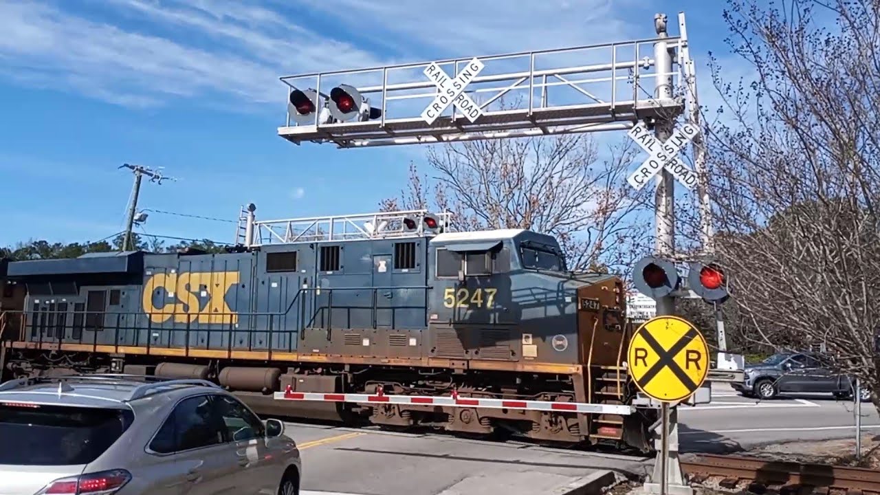 Columbia Avenue Railroad Crossing Chapin SC - YouTube