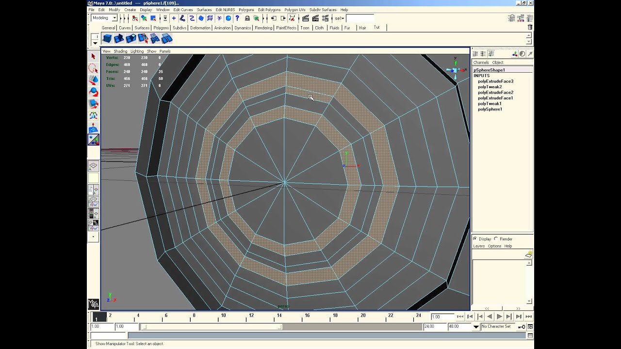 Autodesk Maya 3d Web Cam Modeling Video Tutorial Part 1 - YouTube