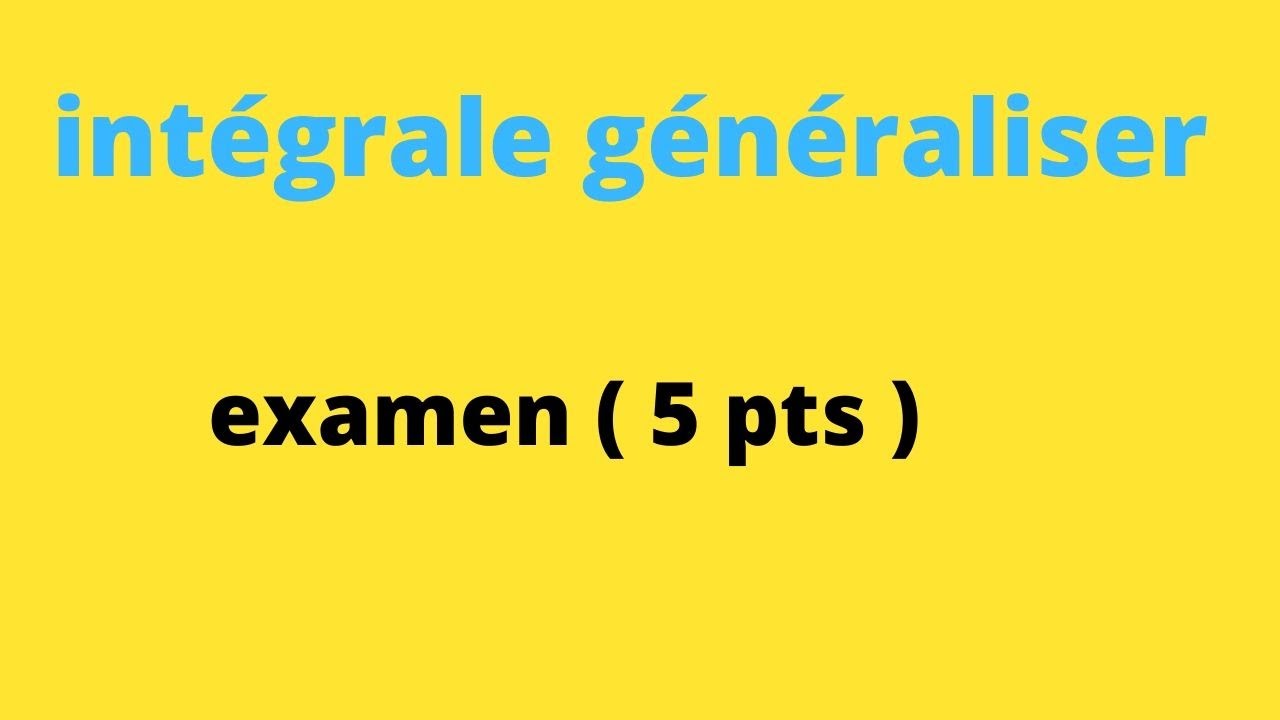 integrale double exo7