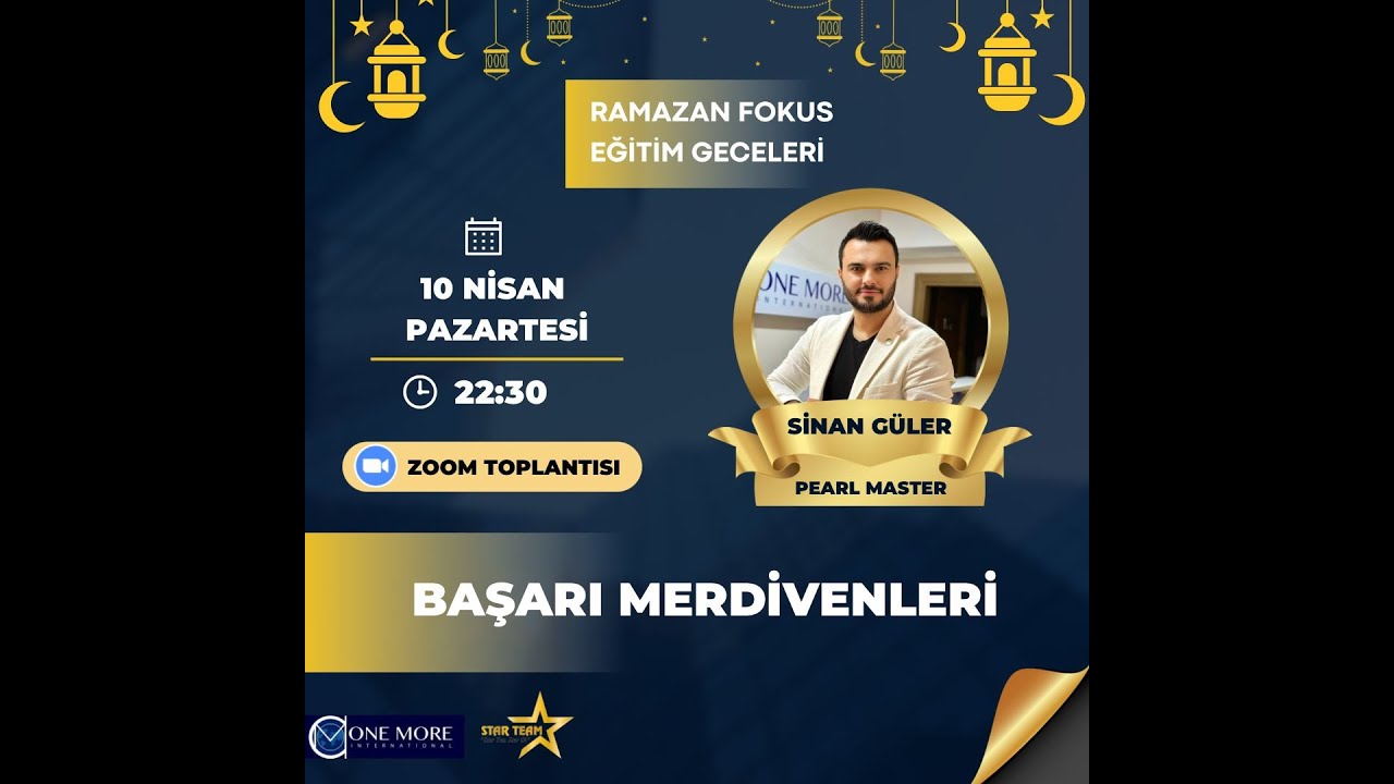 Pearl Master Lider Sinan Güler Ramazan Focus Eğitimi Dream TEAM 10.04.2023 - YouTube