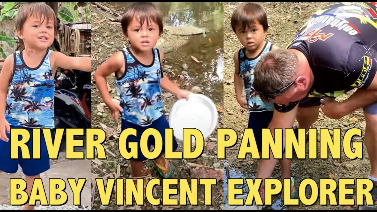 🇵🇭MIXED FILIPINO AMERICAN BABY, DADDY & JOHN GOLD PANNING. Off Grid ...