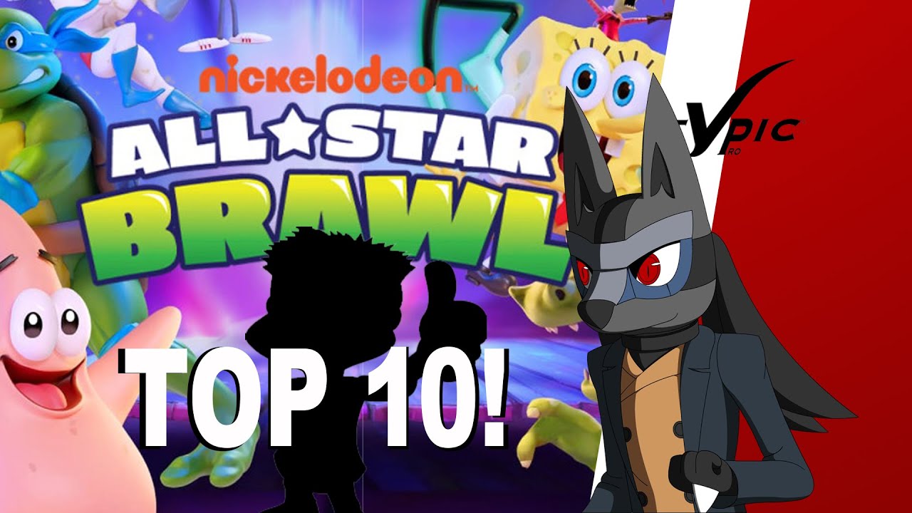 VTube Top 10 - Nickelodeon Allstar Brawl Most Wanted Characters! - YouTube