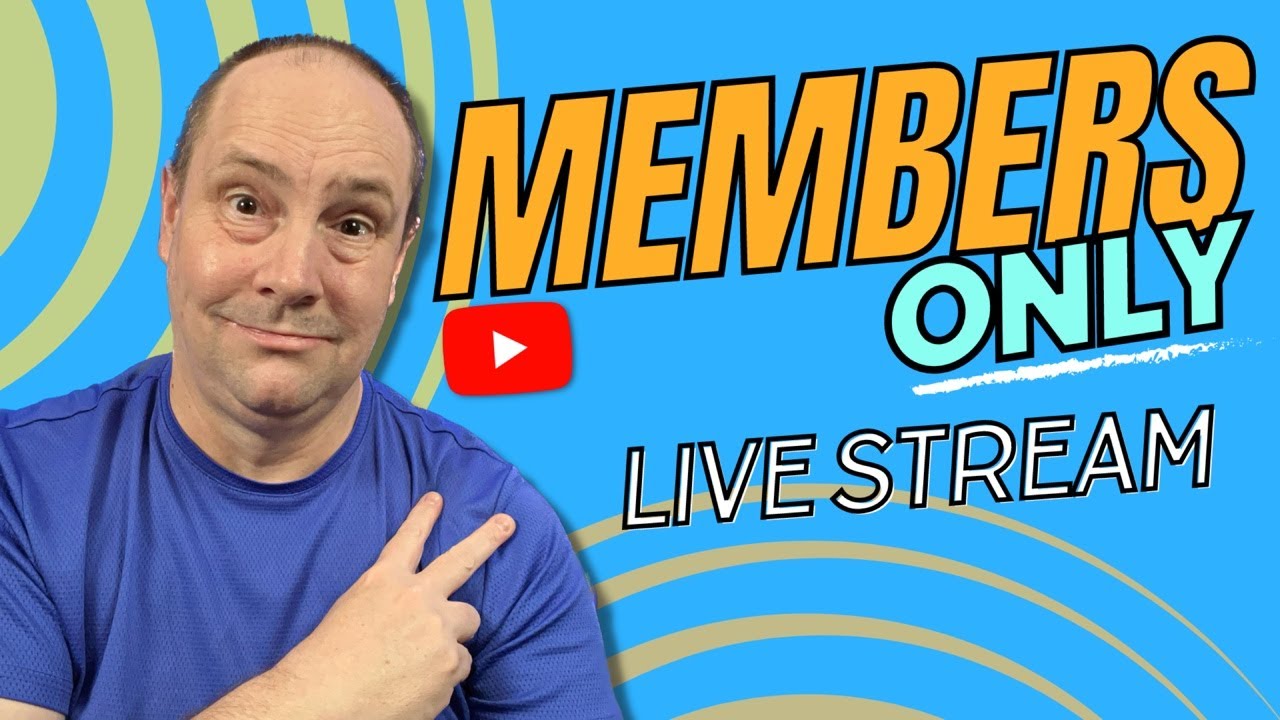 My First Ever Member's Live Stream - YouTube