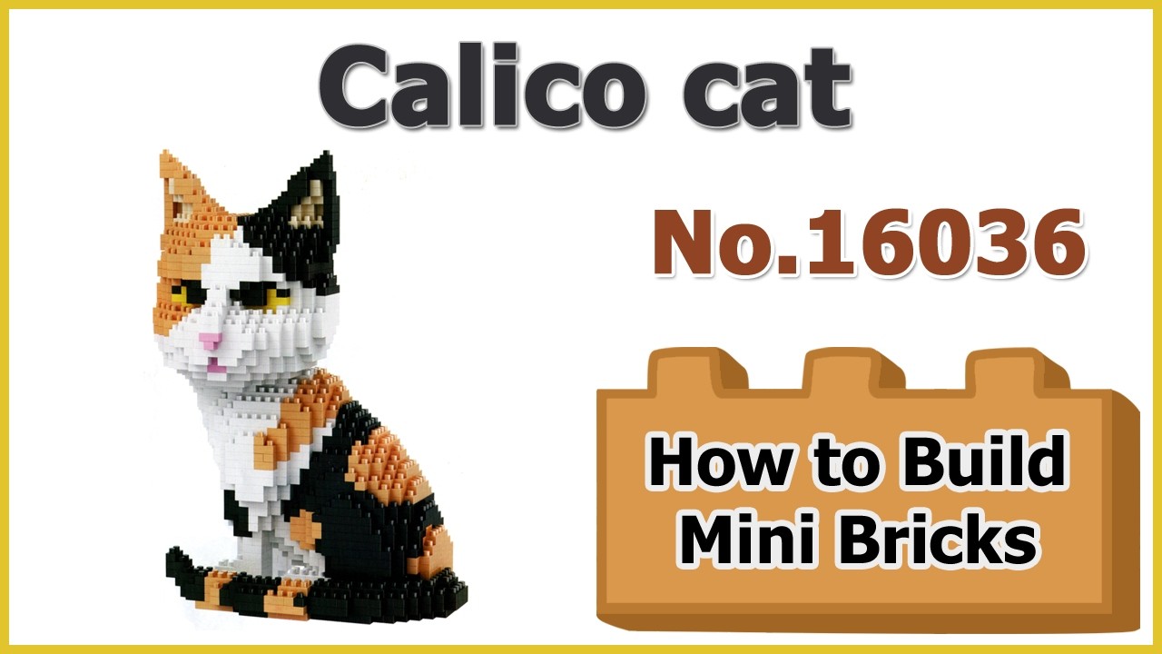 How to Build Blocks Calico cat - Balody No.16036 Instructions ...