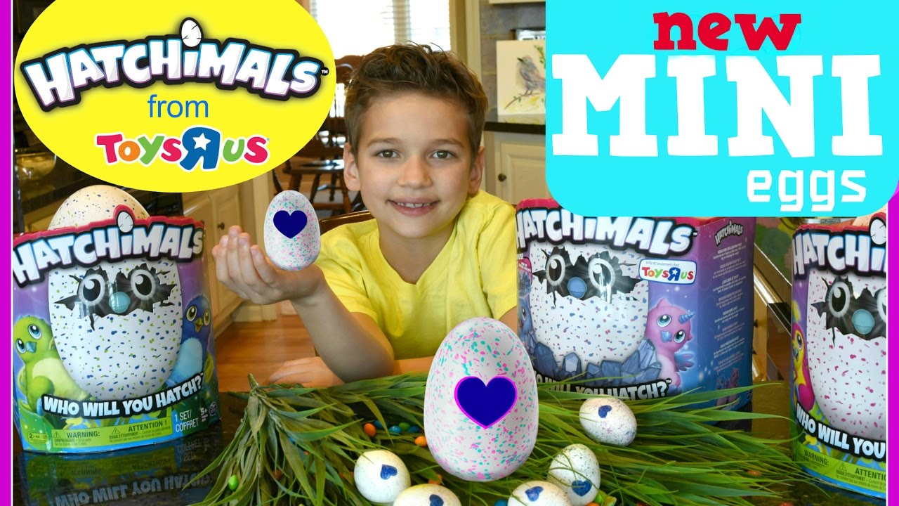 NEW Mini SURPRISE EGGS Colleggtible. HATCHIMALS toys UNPACKING for kids ...