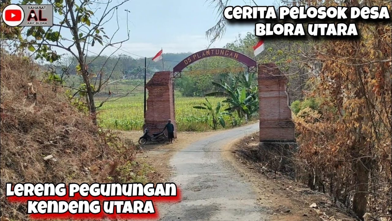 Suasana Desa Plantungan Di Lereng Pegunungan Kendeng Utara Blora Jawa ...