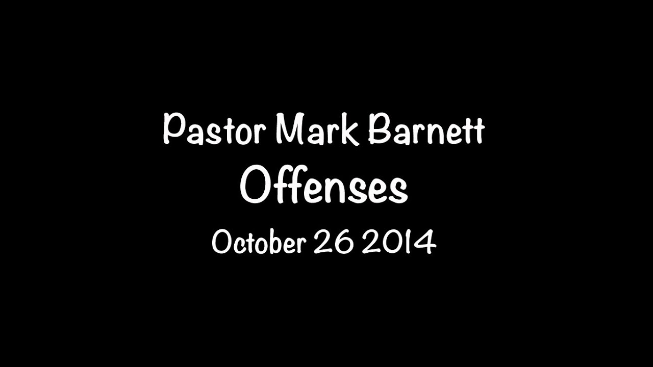October 26 2014 - Apostolic Faith Church - Offenses - YouTube