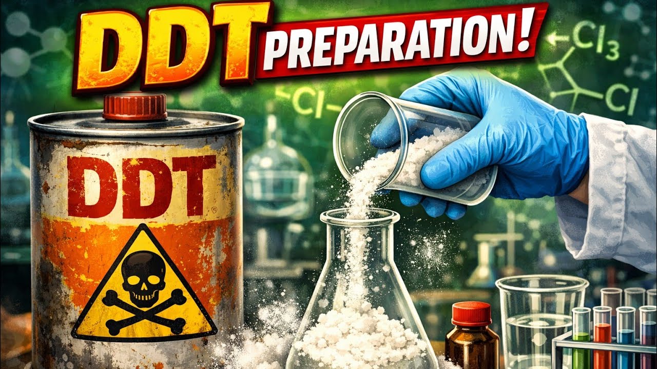 ||class 12||Organic chemistry#Insecticide-DDT preparation#By Lavanya ...