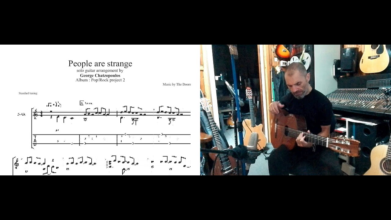 People are strange - The Doors - fingerstyle guitar score/tab available ...
