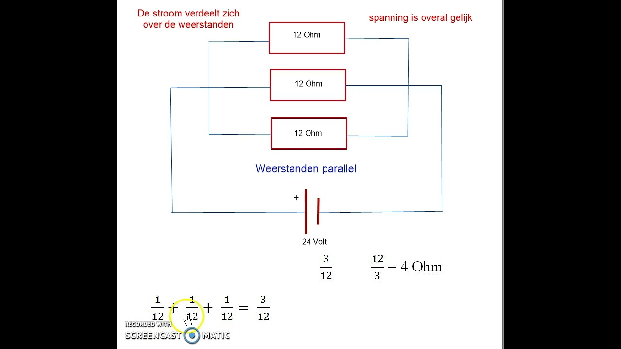 weerstanden parallel - YouTube