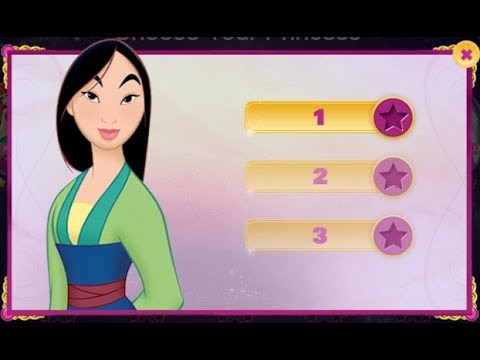 Disney Princess The Princess Journey Match 3 Game Princess Mulan - YouTube