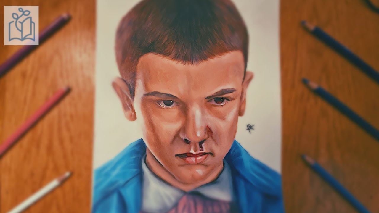 Drawing Eleven from Stranger Things! *TIME LAPSE* - YouTube