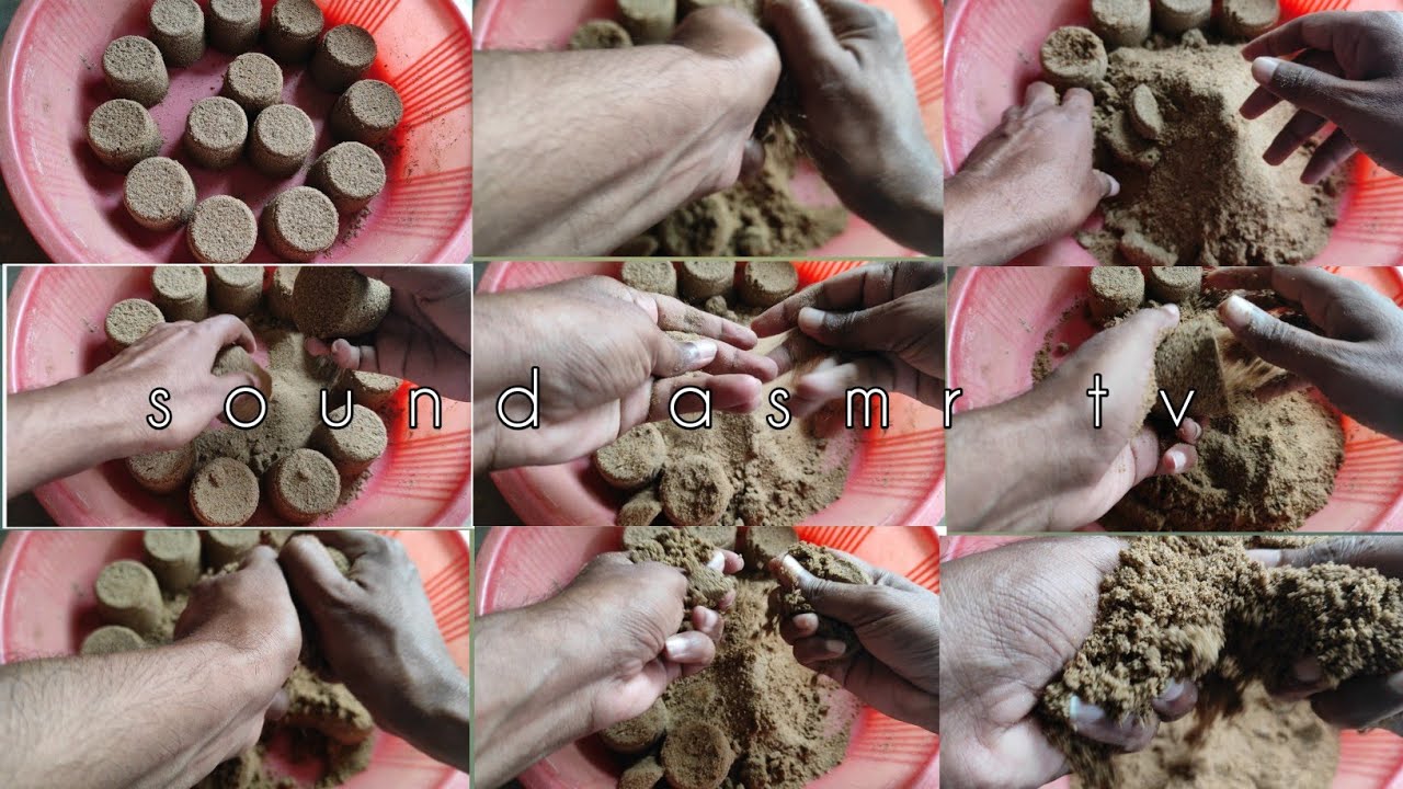 new asmr video/full satisfaction/relax/pure sand/please subscribe ️ ...