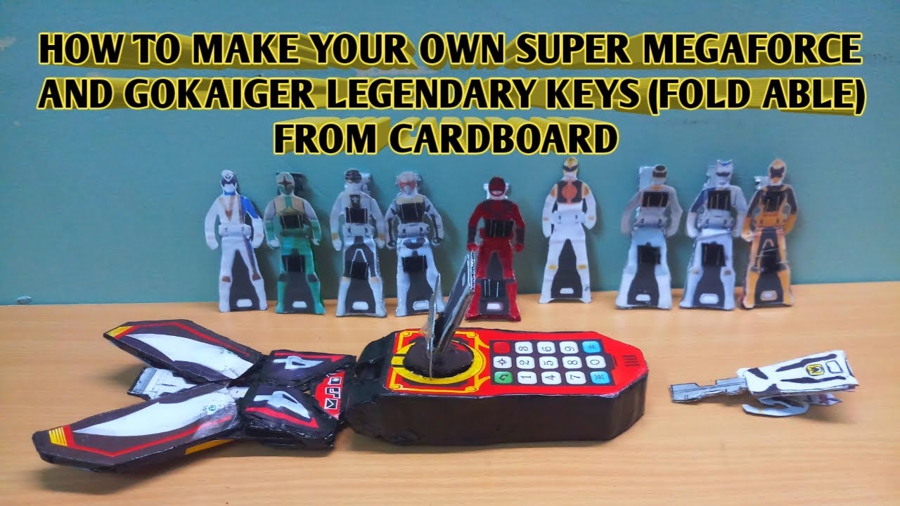 how to make power ranger super megaforce and kaizoku sentai gokaiger ...