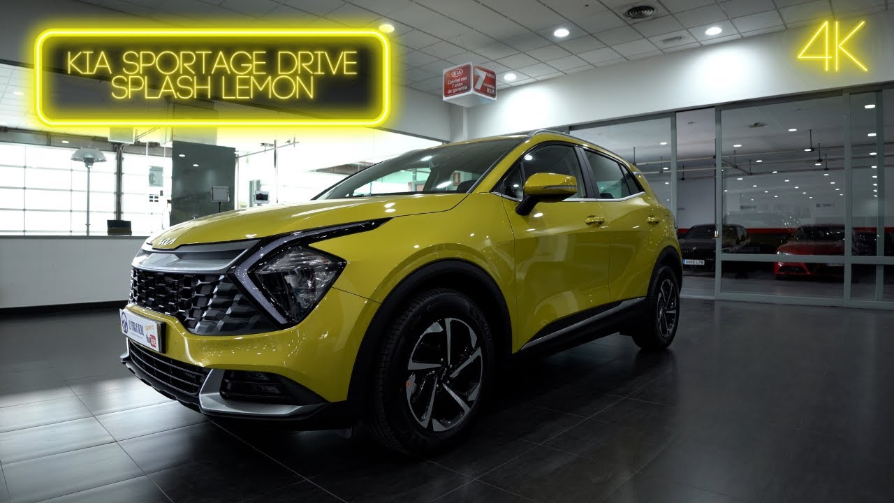 Kia Sportage Drive Splash Lemon | Review Exterior Interior VISUAL 4K ...