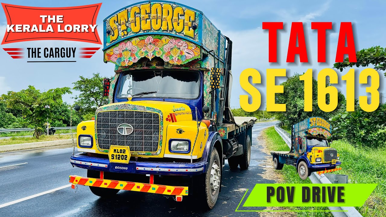 Tata SE Lorry 1613 POV Driving in Kerala | 2004 Model | Truck POV | 4K ...