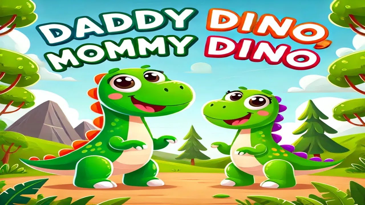 Daddy Dino, Mommy Dino 🦕 | Fun Dinosaur Song for Kids | Catchy & Easy ...
