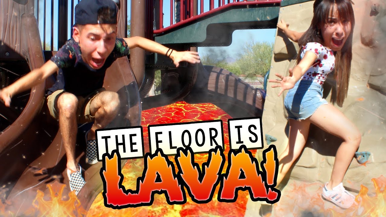 The Floor is Lava real life with NERF GUNS! - 140 Degrees! (At a New ...