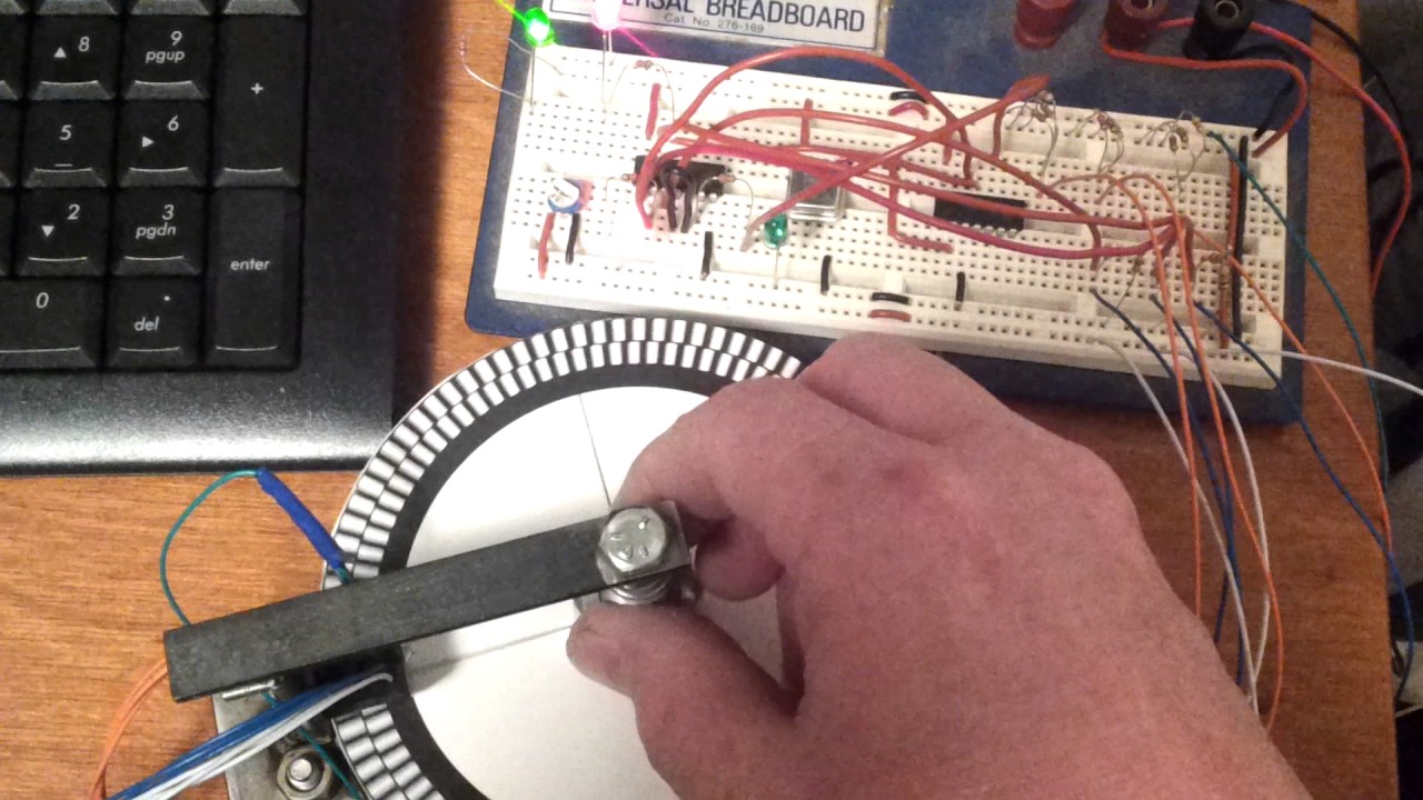 Homemade encoder - YouTube