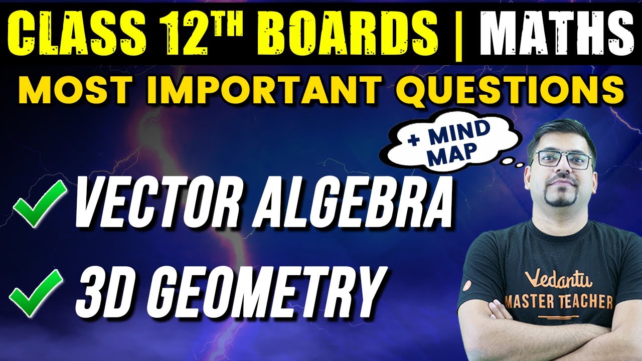 Vector Algebra | 3D Geometry | Harsh Sir | Vedantu Math JEE Made Ejee - YouTube