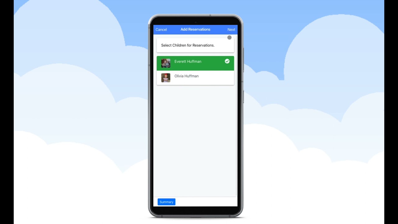 ChildPilot - Parent Portal App: Hamburger Menu (Reservations) - YouTube