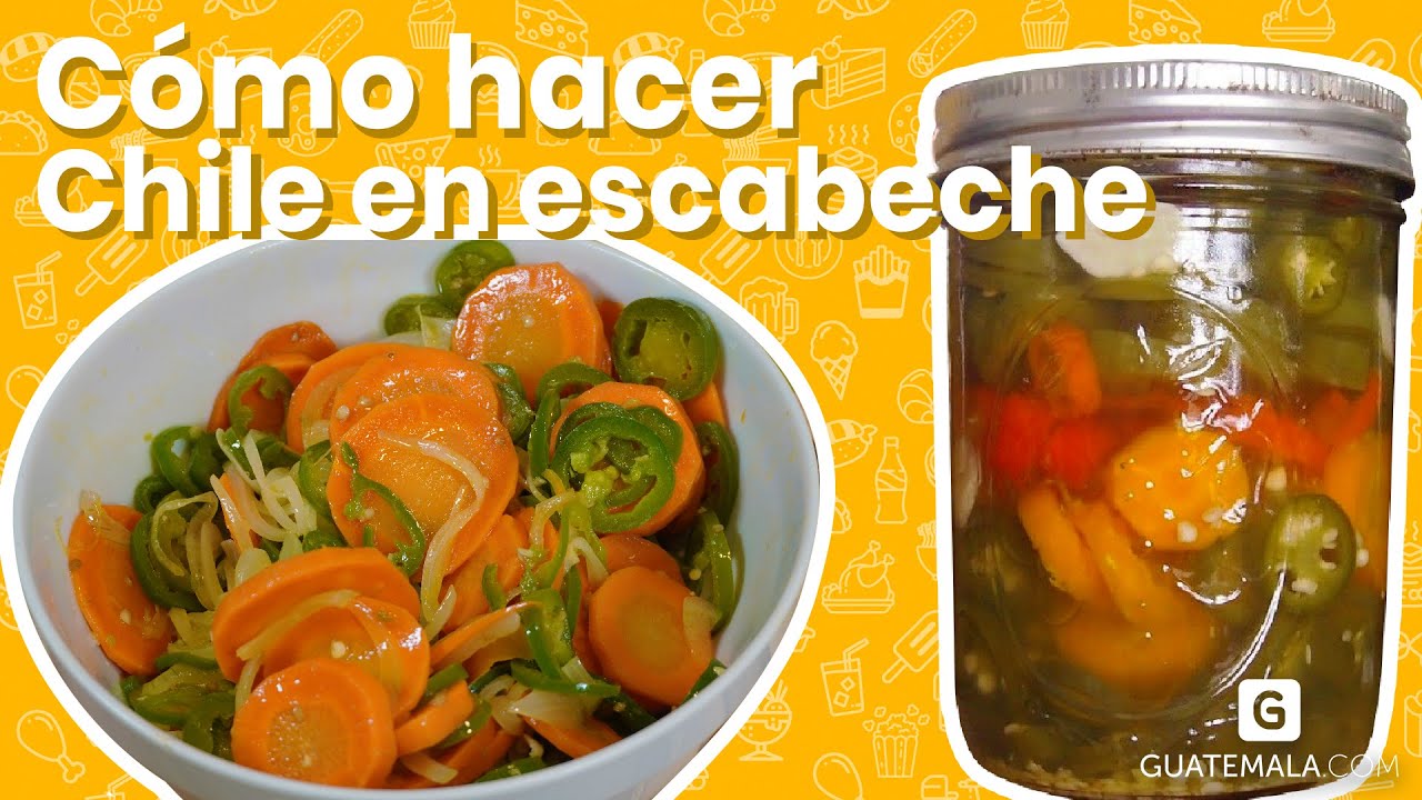 ¡Deliciosa receta de chile en escabeche! - YouTube