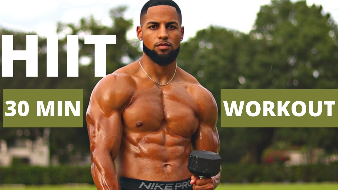 FULL BODY 30 MINUTE HIIT WORKOUT (WITH DUMBBELLS) - YouTube