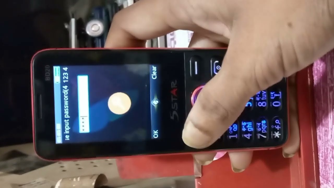5 star BD 20 password reset/5 star BD 20 hand reset/5 star mobile reset ...