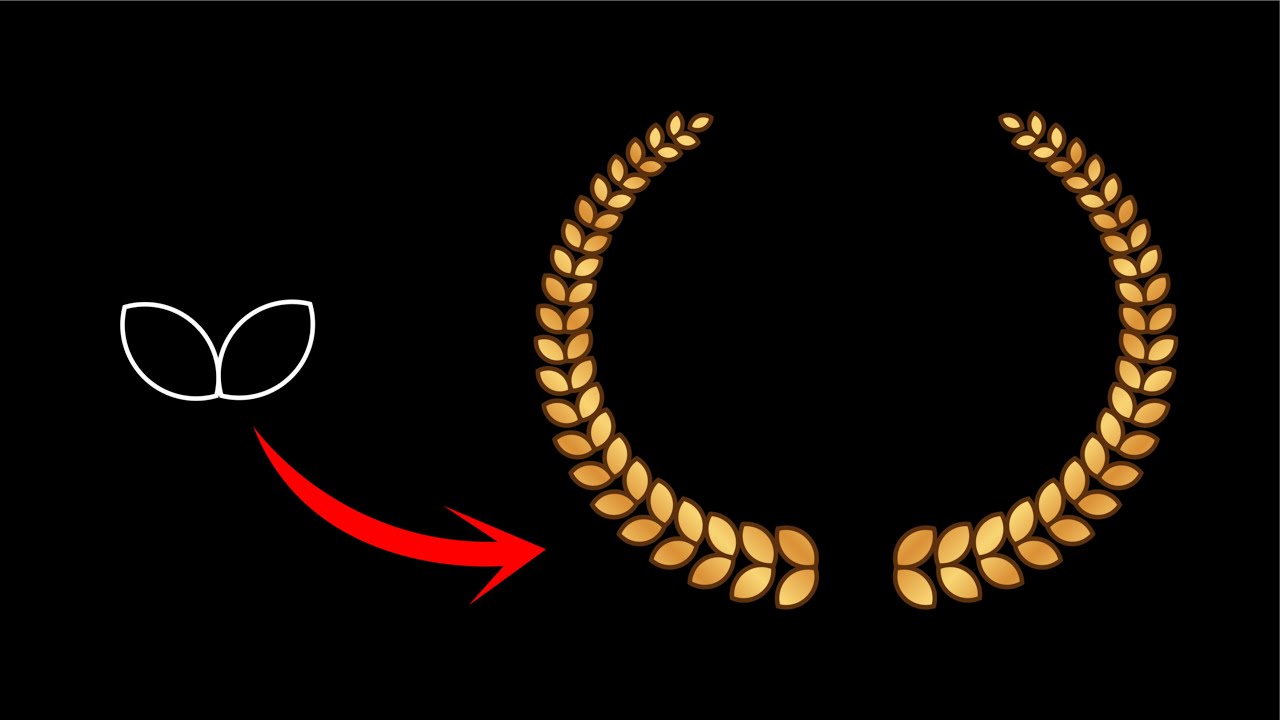 TRIK BIKIN BADGE PADI DI COREL DRAW - YouTube