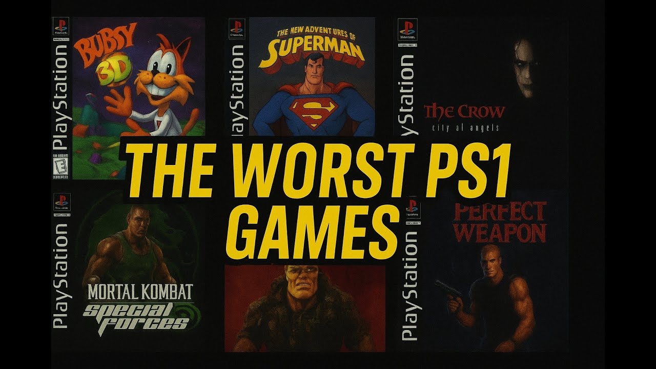 so BAD they're legendary: the worst PS1 games! - YouTube